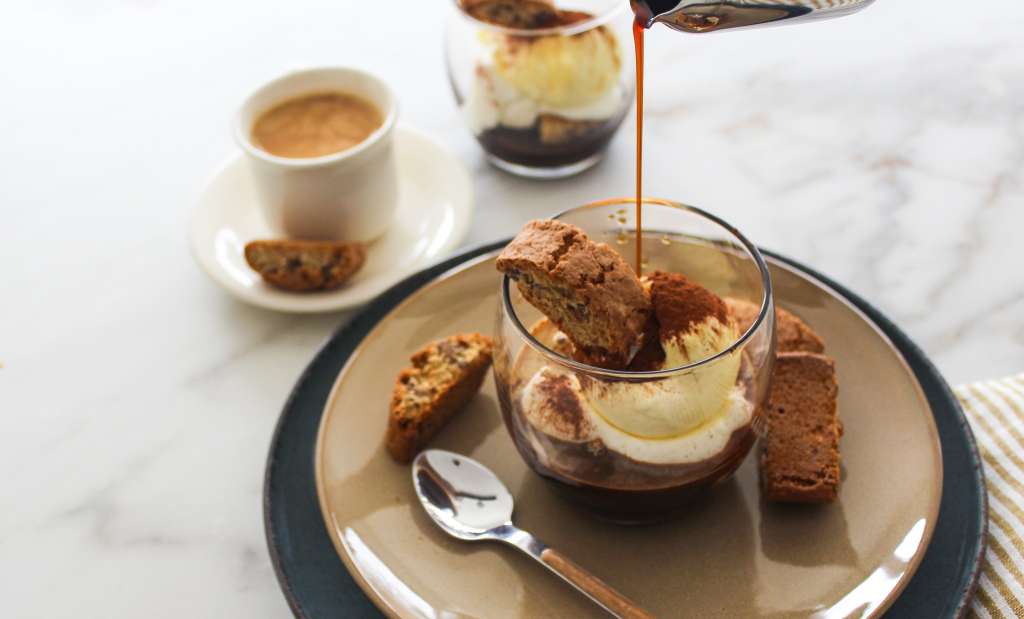 Tiramisu affogato